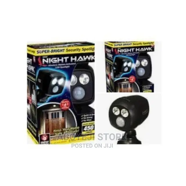Night Hawk Wireless Motion Activated Led Spotlight in Lagos Island (Eko ...