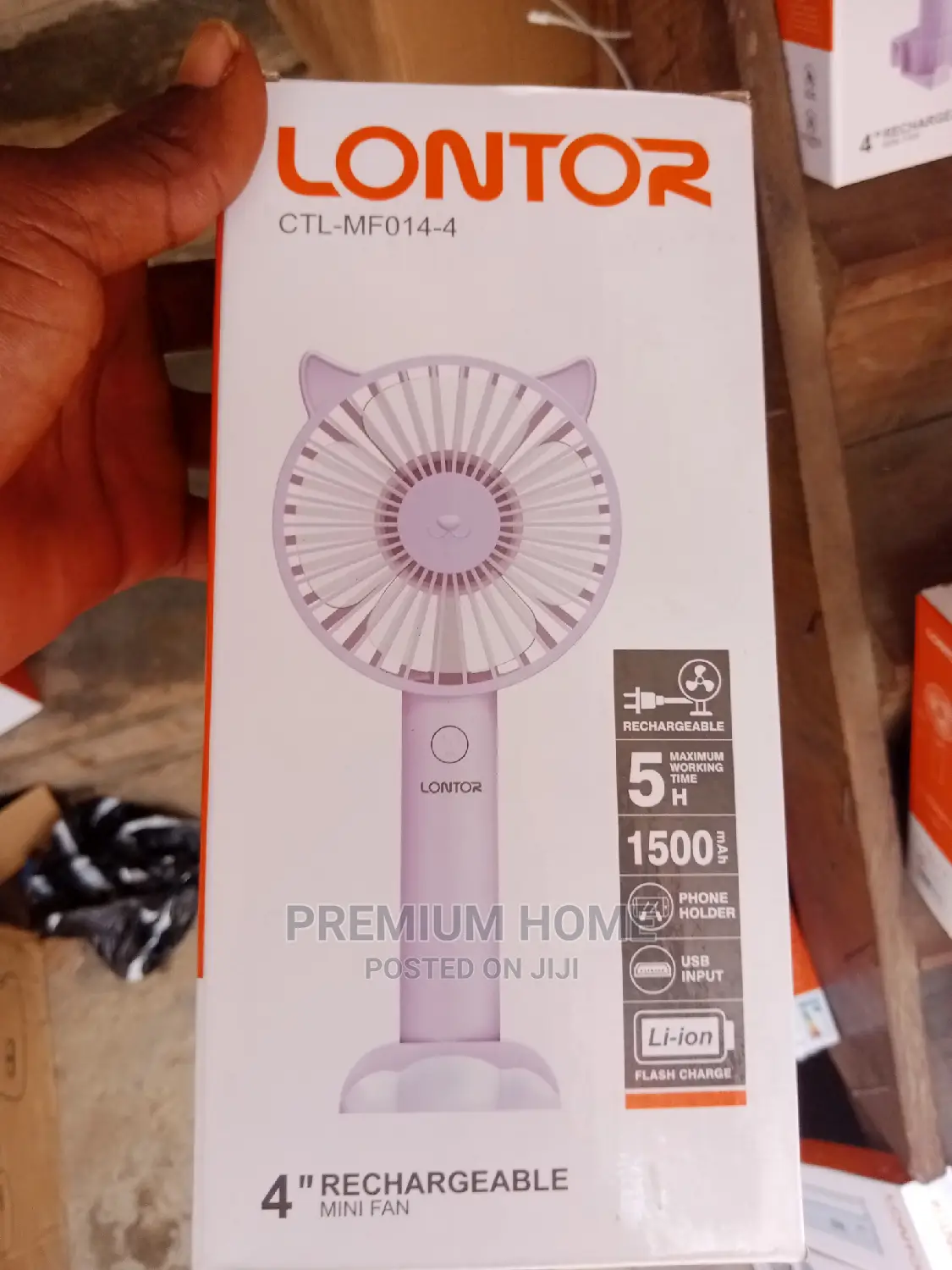Lontor Rechargeable Mini Hand Fan 014-4 Inches in Lagos Island (Eko ...