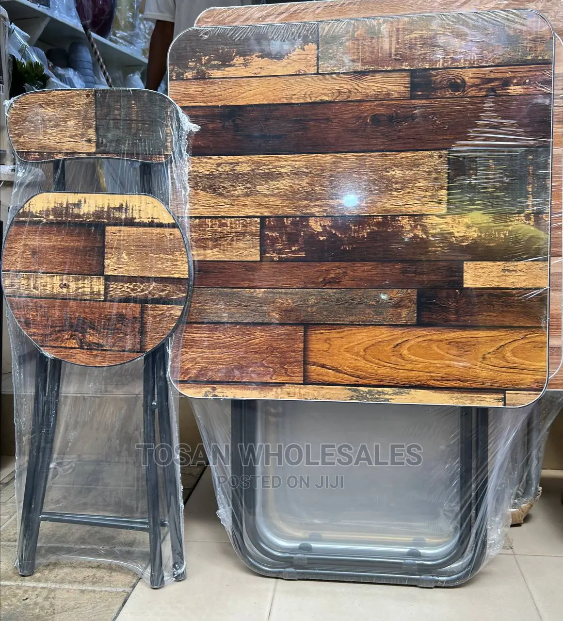 Vintage Design Foldable Table With a Chair in Lagos Island (Eko ...