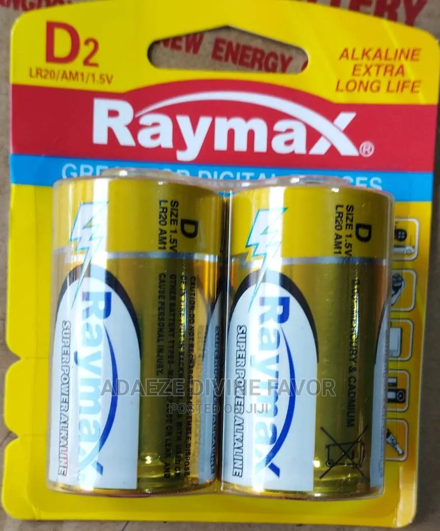 RAYMAX D2 Alkaline Battery in Lagos Island (Eko) - Accessories ...