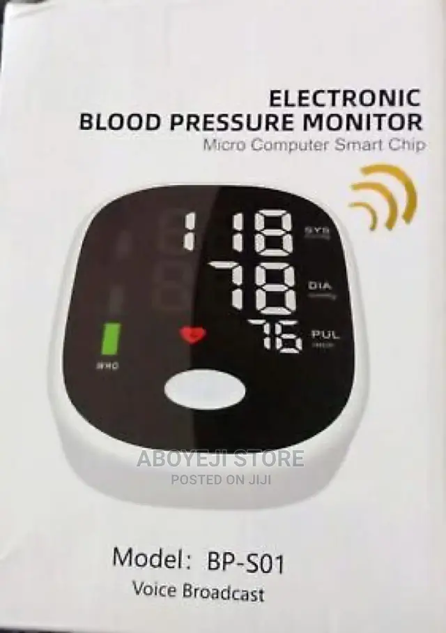 Digital Blood Pressure Monitor BP Machine + Voice Function in Lagos ...