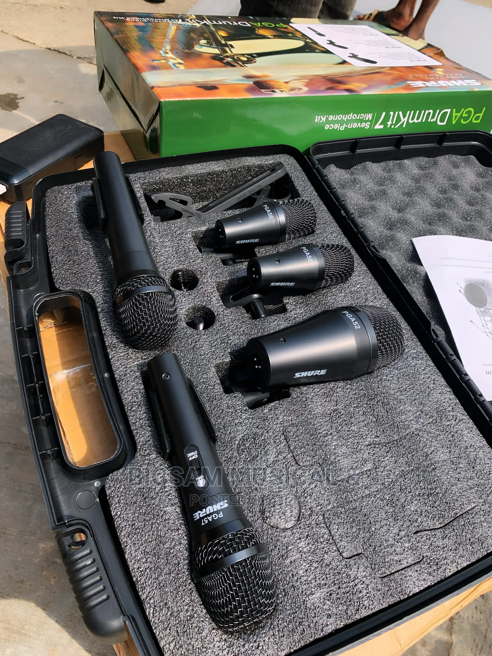 Shure 5 Set Drum Microphone in Ikeja - Audio & Music Equipment, Big Sam ...