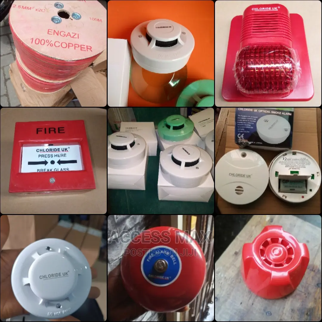 Fire Alarm Panel.. Smoke Detector..Break Glass..Sounder Bell in Lagos ...