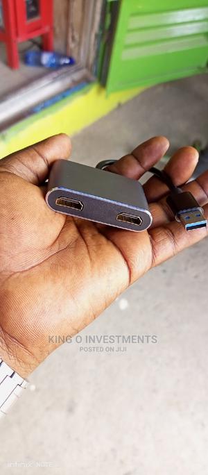 USB to Dual HDMI Adapter in Ikeja - Computer Accessories , King O Investments | Jiji.ng