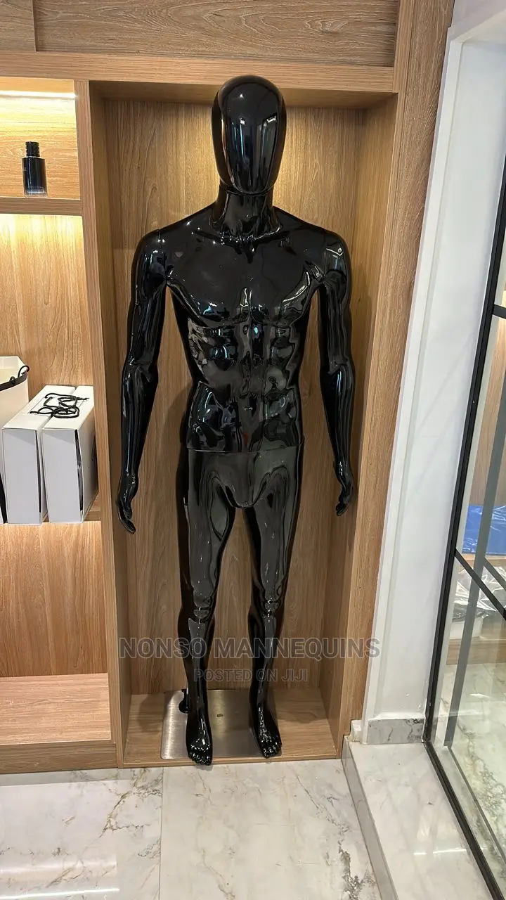 Male Full Body Glossy Black Male Dummy for Men Wears in Lagos Island ...