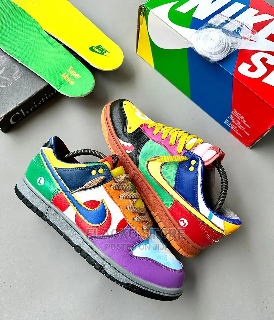 Original Nike Sb Dunk Low “What the Super Mario” Sneakers in Lagos ...