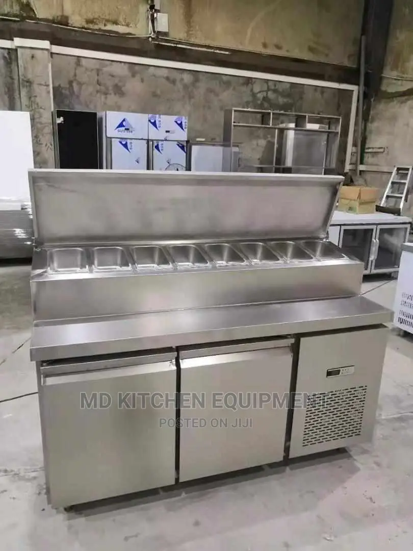 Industrial Salad Bar With Under Counter Freezer in Central Business ...