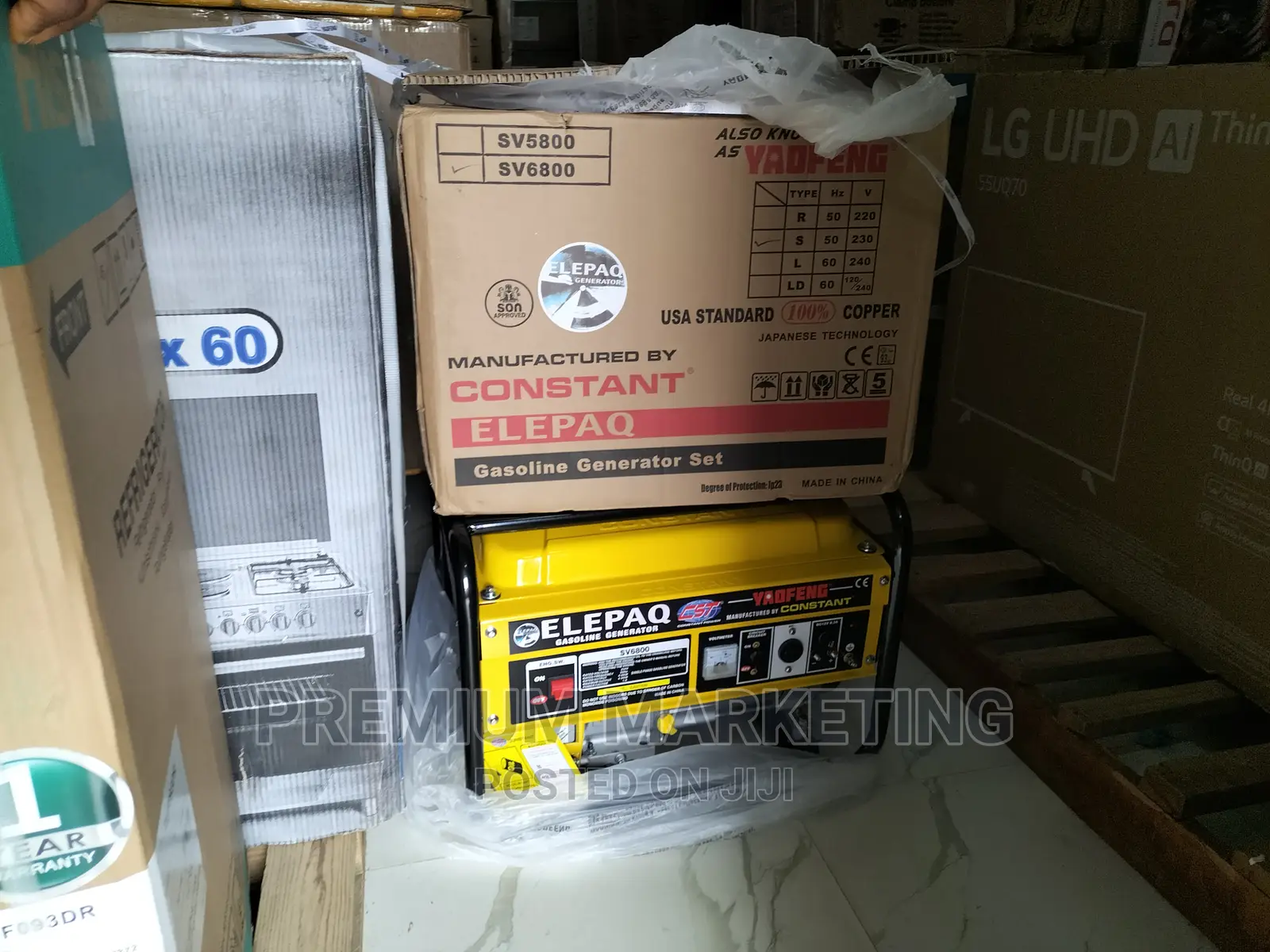 Powerful 4.5kva Sv6800 Elepaq Constant Generator in Ojota - Electrical ...