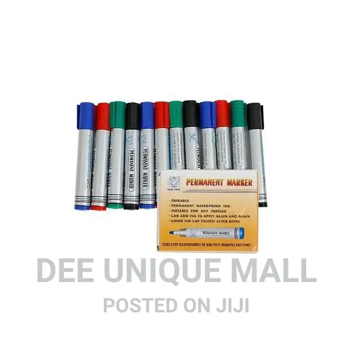 Permanent Marker- Assorted Colours in Surulere - Stationery, Dee Unique ...