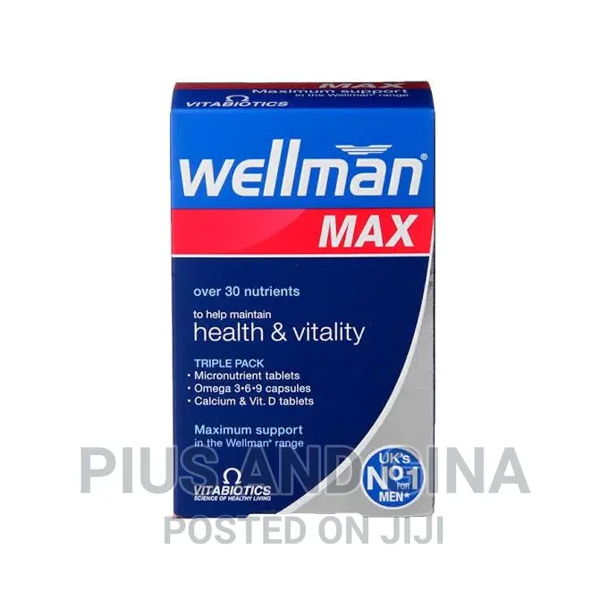 Wellman Max X84 Tabs/Caps in Ikeja - Vitamins & Supplements, Pius And ...