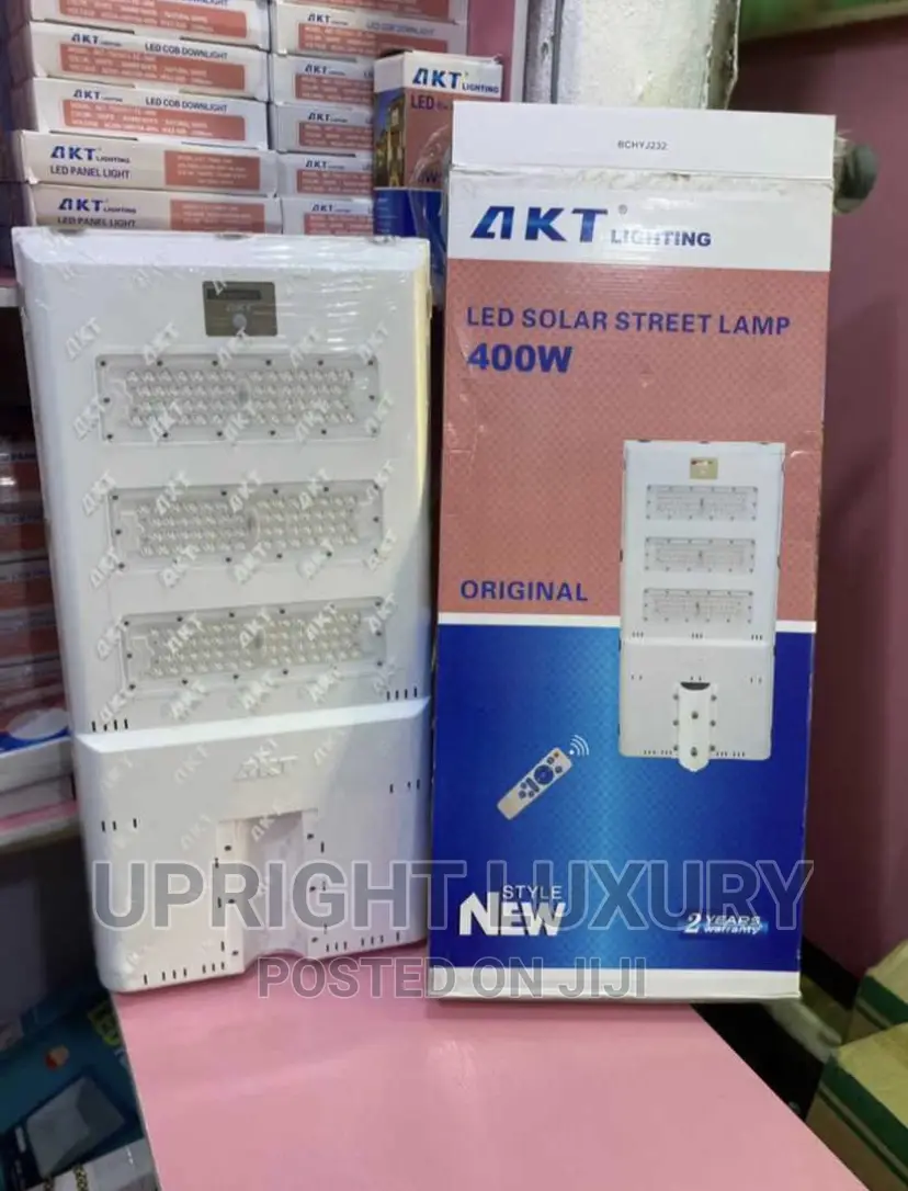 400watts Akt Solar Street Light in Ojo - Solar Energy, UPRIGHT LUXURY ...
