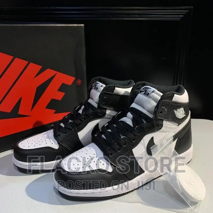 Original Nike Air Jordan 1 Panda Hightop Sneakers in Lagos Island (Eko ...