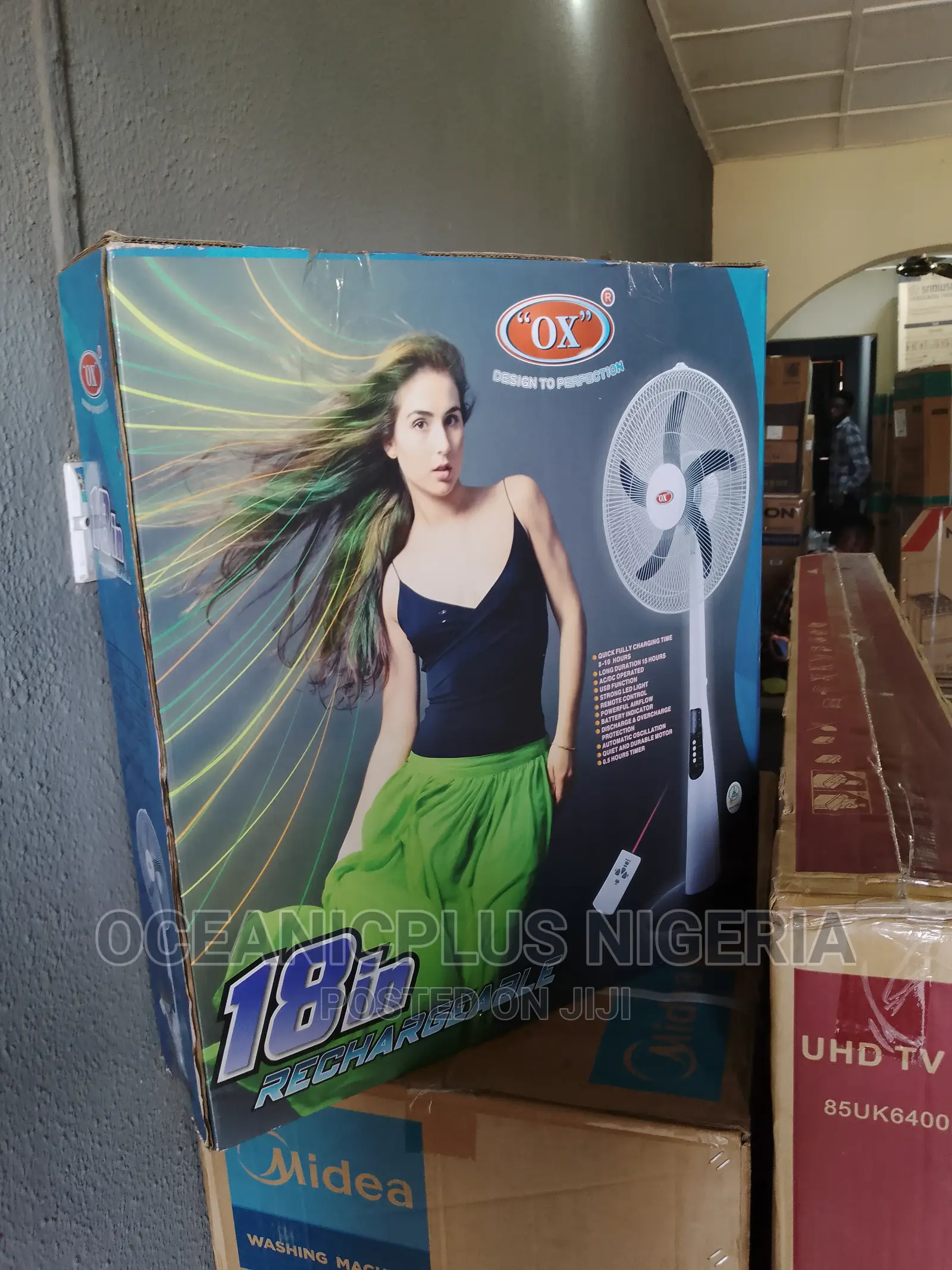 Ox Rechargeable Fan 18’’ Inch Standing in Ajah - Home Appliances ...