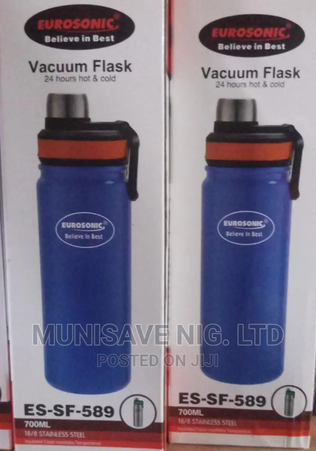 Eurosonic Vacuum Flask (Blue Colour) 700ml ES-SF-589 in Lagos Island ...