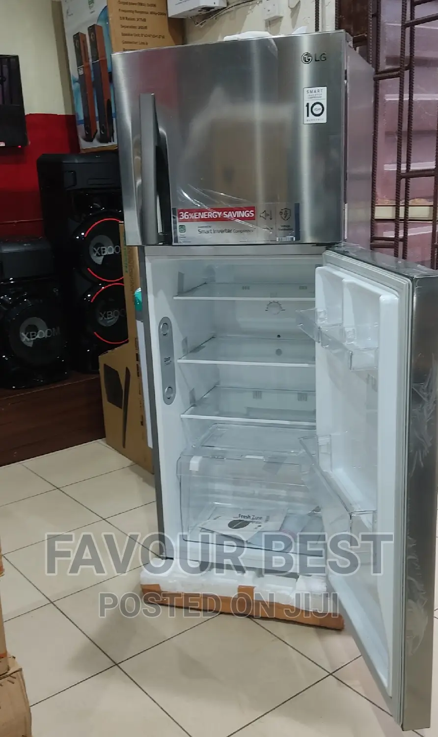 New LG 308L Smart Inverter Double Door Linear Compressor in Ojo ...