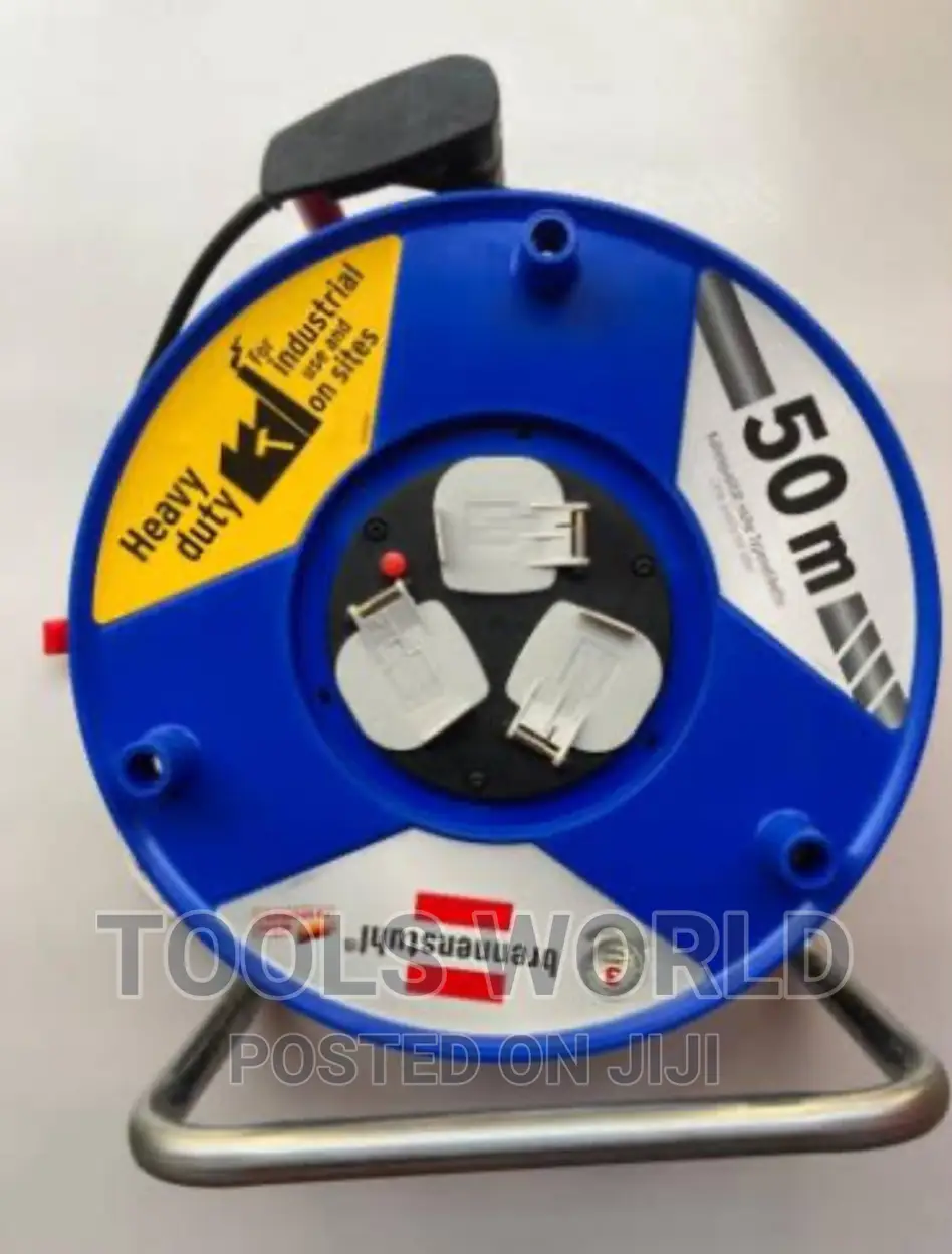 50 Metre Cable Reel Extension Reel Heavy Duty 2.5mm Thick Ca in Lagos ...