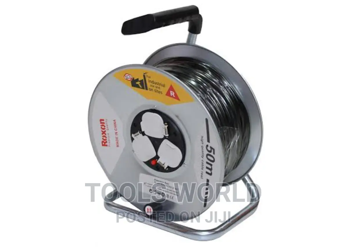 3 Plugs Electric Extension Cable Reel 50m X 2.5mm in Lagos Island (Eko ...