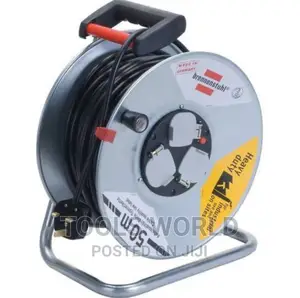 3 Plugs Electric Extension Cable Reel 50m X 2.5mm in Lagos Island (Eko ...