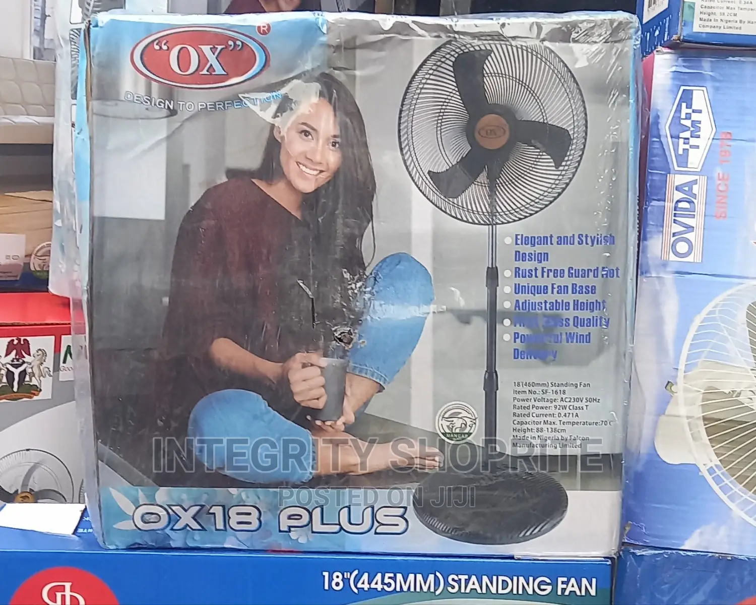 Ox PLUS 18" Stand Fan in Lagos Island (Eko) - Home Appliances, Denis ...