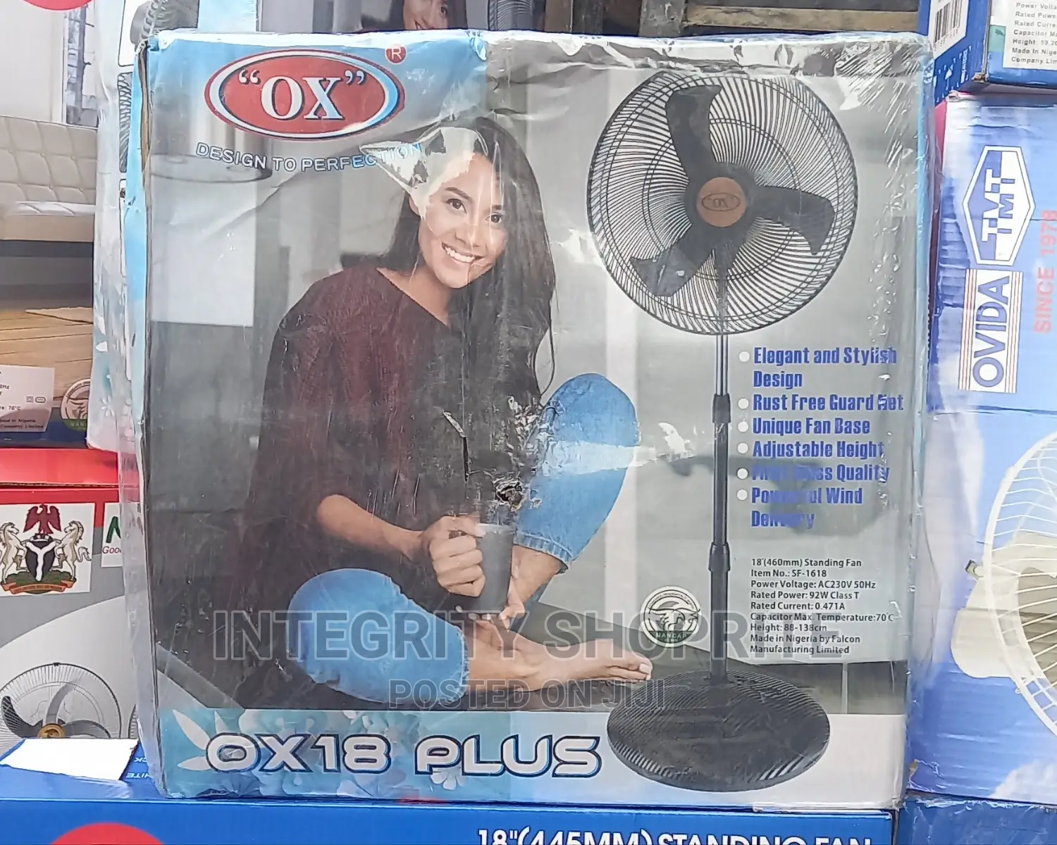 Ox PLUS 18" Stand Fan in Lagos Island (Eko) - Home Appliances, Denis ...