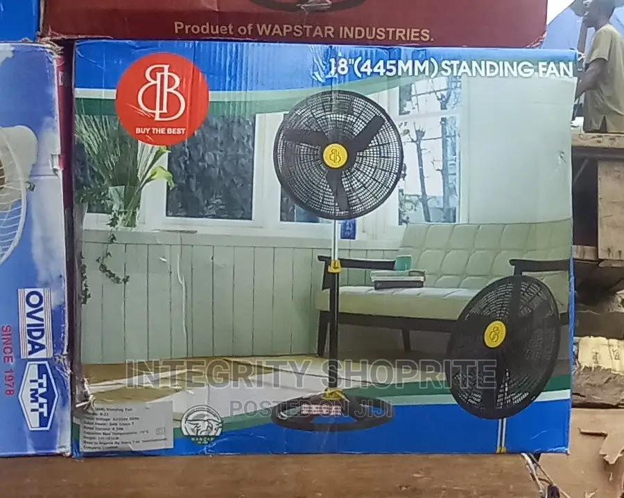 BB 18-Inch Standing Fan Black in Lagos Island (Eko) - Home Appliances ...