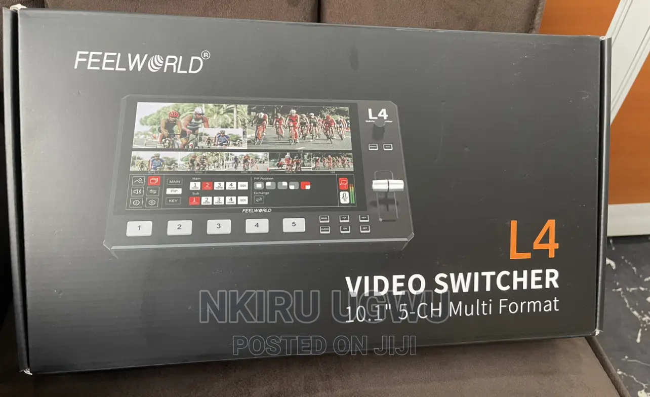 Feelworld L4 Multi-Camera Video Mixer Switcher in Ikeja - Audio & Music ...