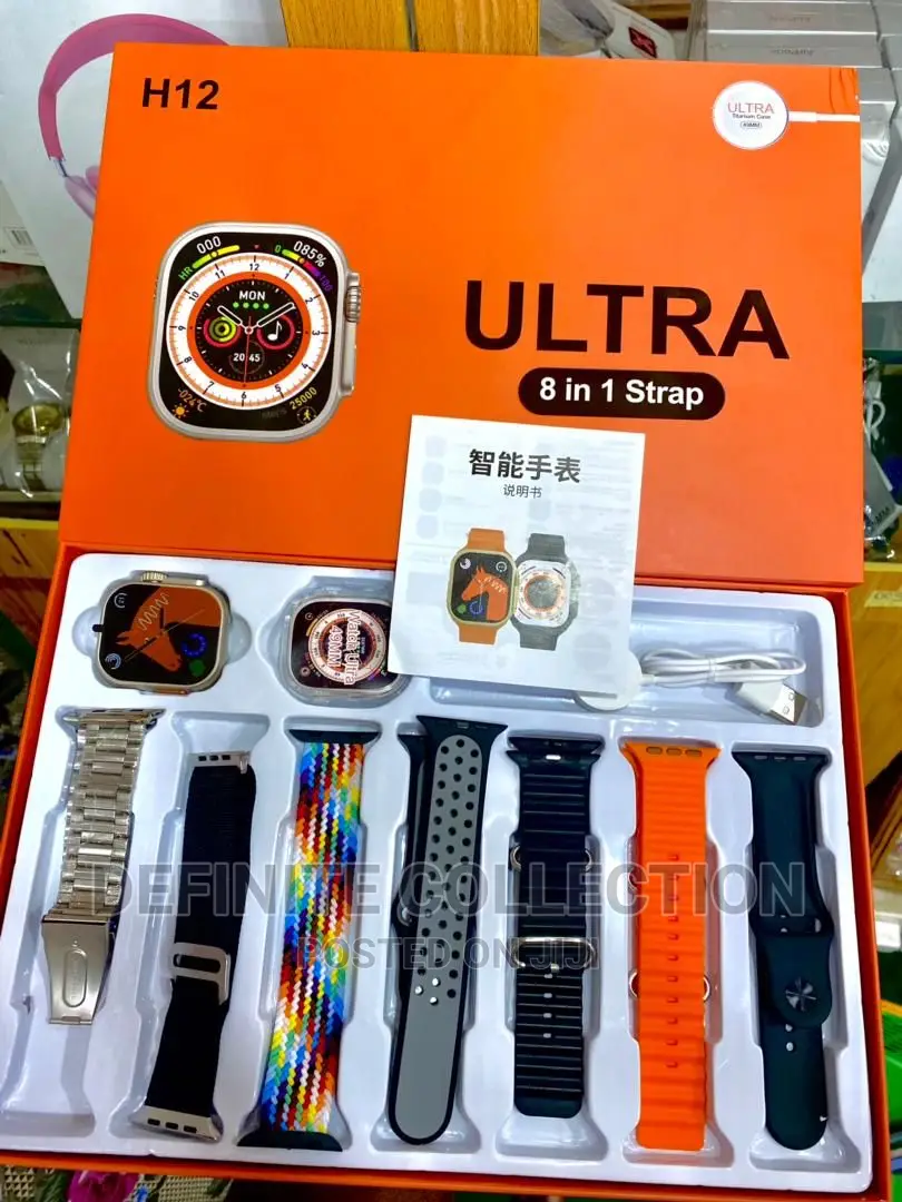 H12 Ultra 8 in 1 Strap in Wuse 2 - Smart Watches & Trackers, Definite ...