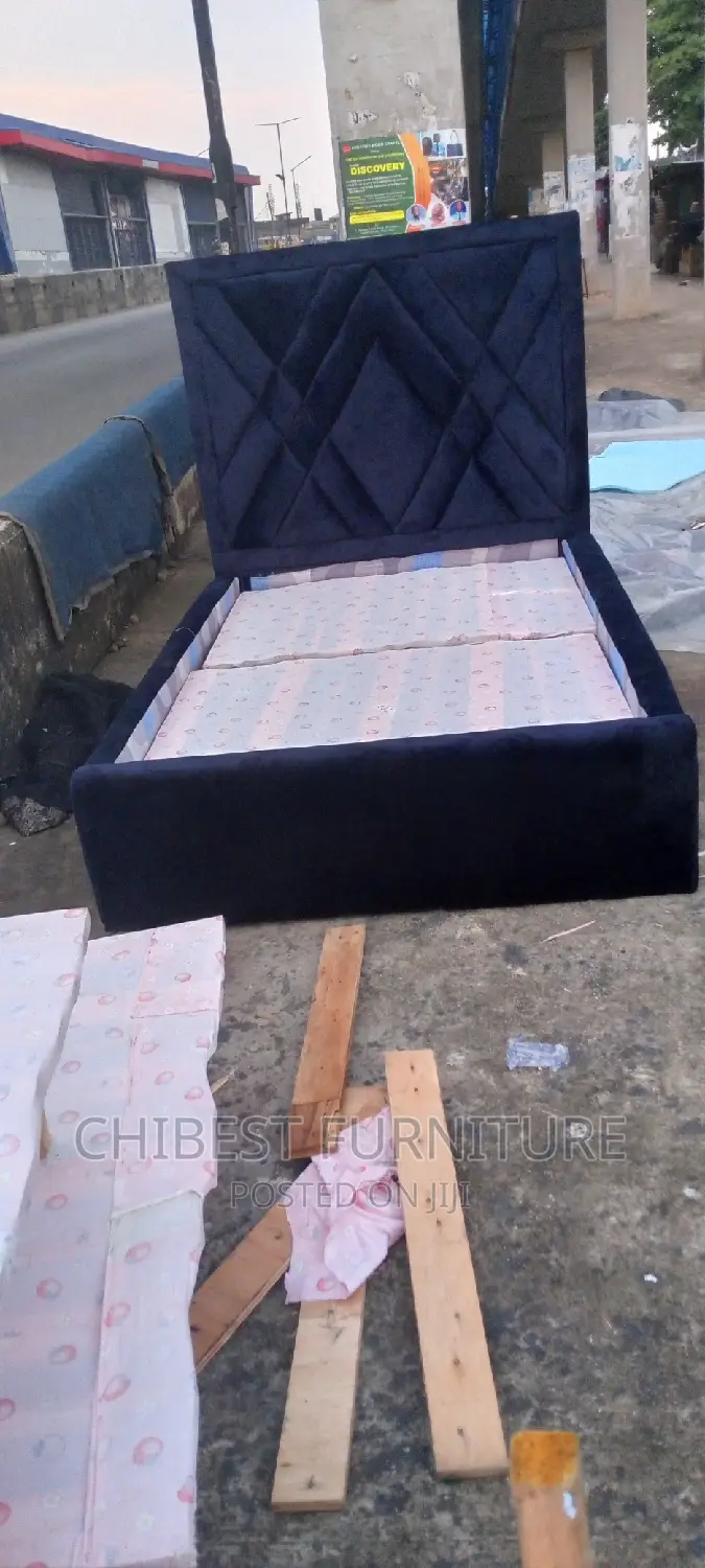 Standard Bed Frame in Ikeja - Furniture, Chibest Furniture | Jiji.ng