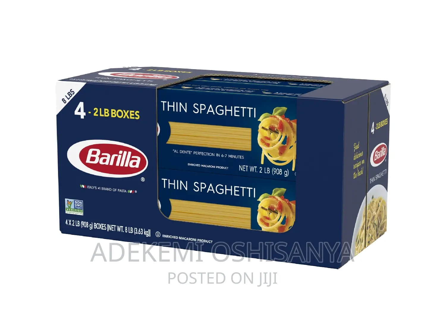 Barilla Thin Spaghetti - 2 Lb Pack of 4. 8lbs of Pasta in Lagos Island ...