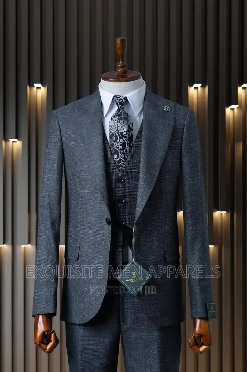 Italian Style Marco Lorenzo Checkers Men's Suit in Lagos Island (Eko ...