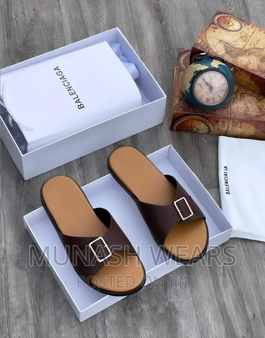 BALENCIAGA Leather Slipers in Lagos Island (Eko) - Shoes, Munash Wears ...