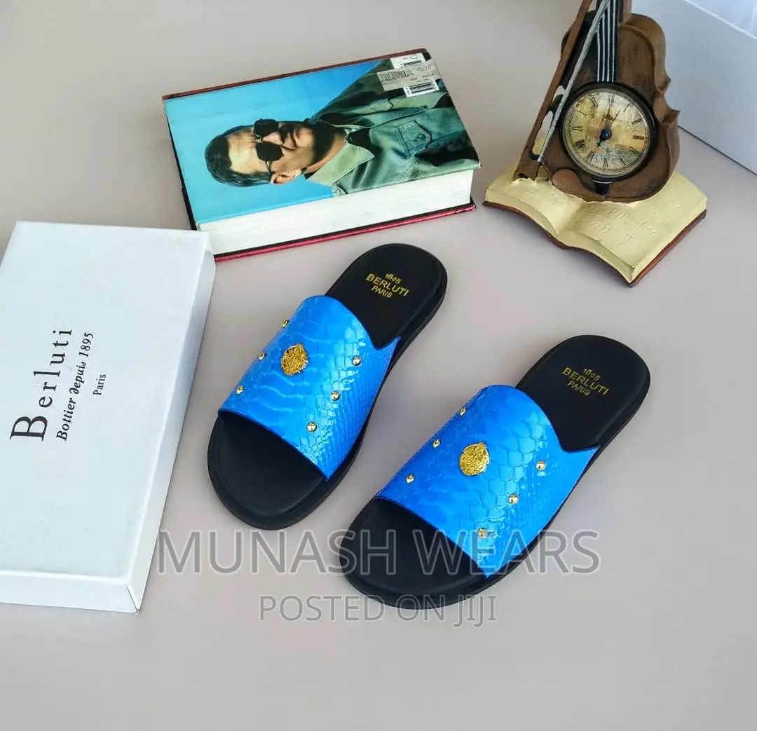Berluti Leather Slipers in Ikeja - Shoes, Munash Wears | Jiji.ng