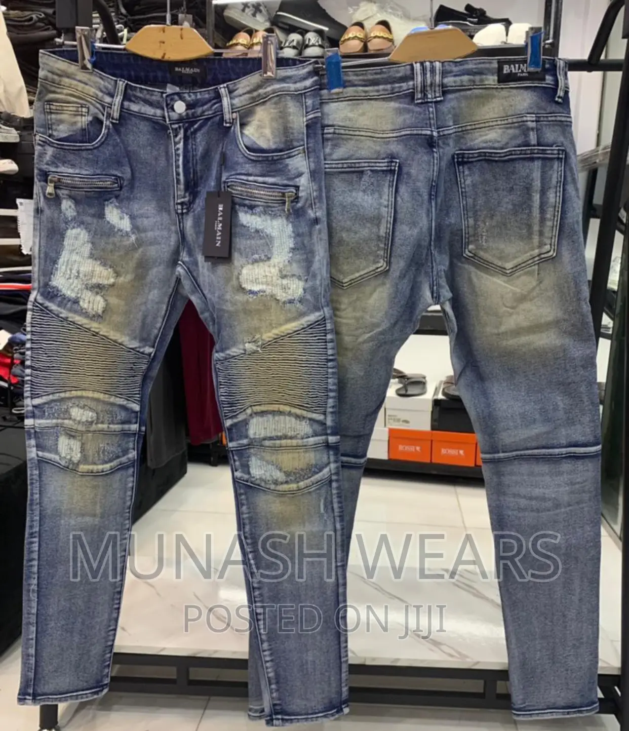 Original BALMAIN Jean in Ikeja - Clothing, Munash Wears | Jiji.ng