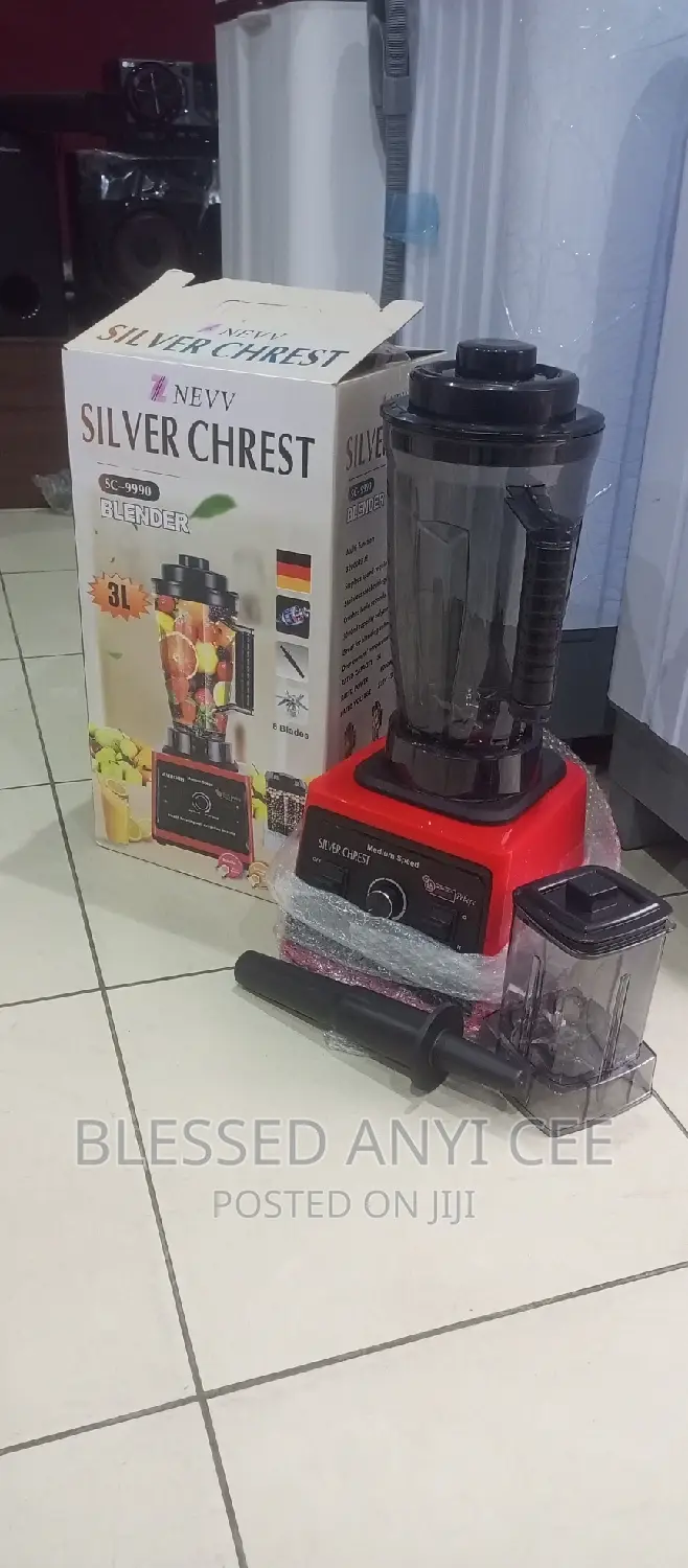 High Quality Silver Chrest (9000W) Blender (3liter) in Ojo - Kitchen Appliances, Blessed Anyi ...