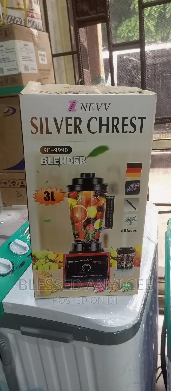 High Quality Silver Chrest (9000W) Blender (3liter) in Ojo - Kitchen Appliances, Blessed Anyi ...