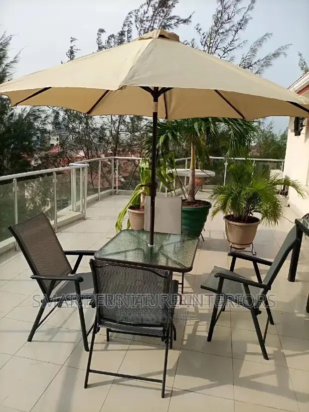 Best Quality Square Glass Table Umbrella With Chairs in Ikeja ...