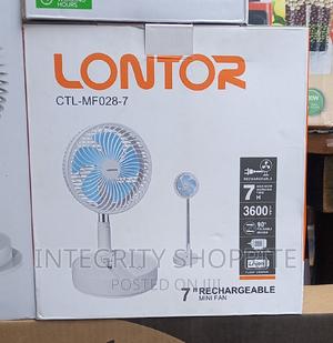 Lontor 7" Rechargeable Portable Electric Standing Fan in Lagos Island ...