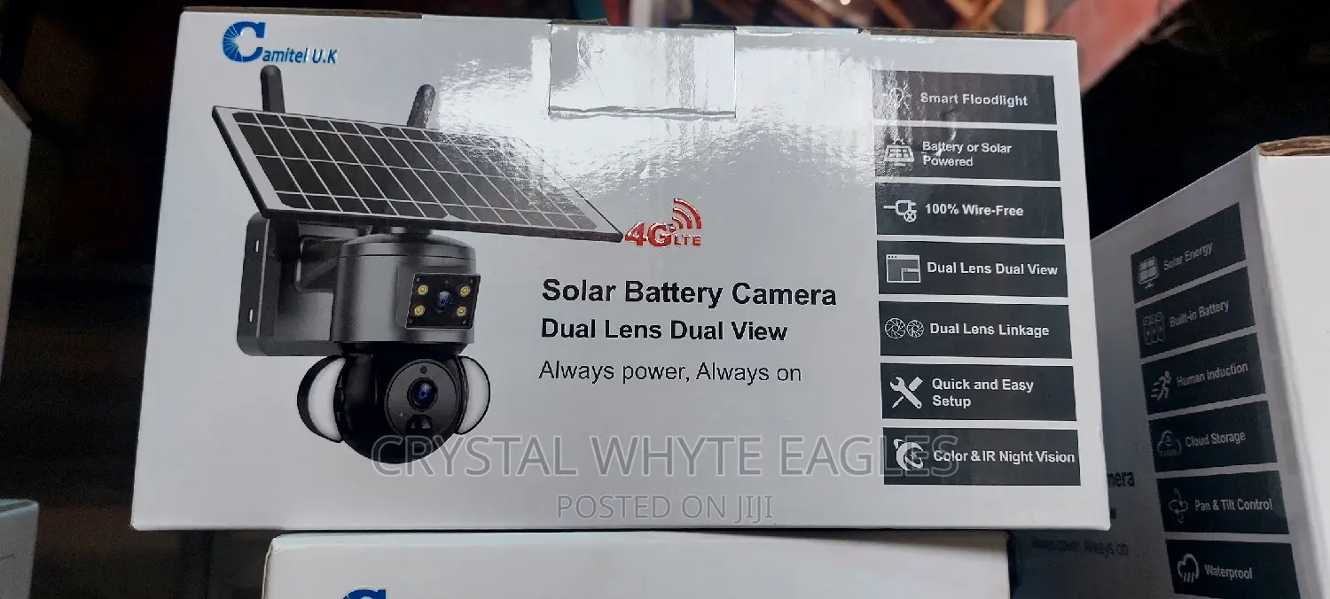 Dual Lens 4G Mini Solar PTZ Camera With Auto Tracking in Ojo - Security ...