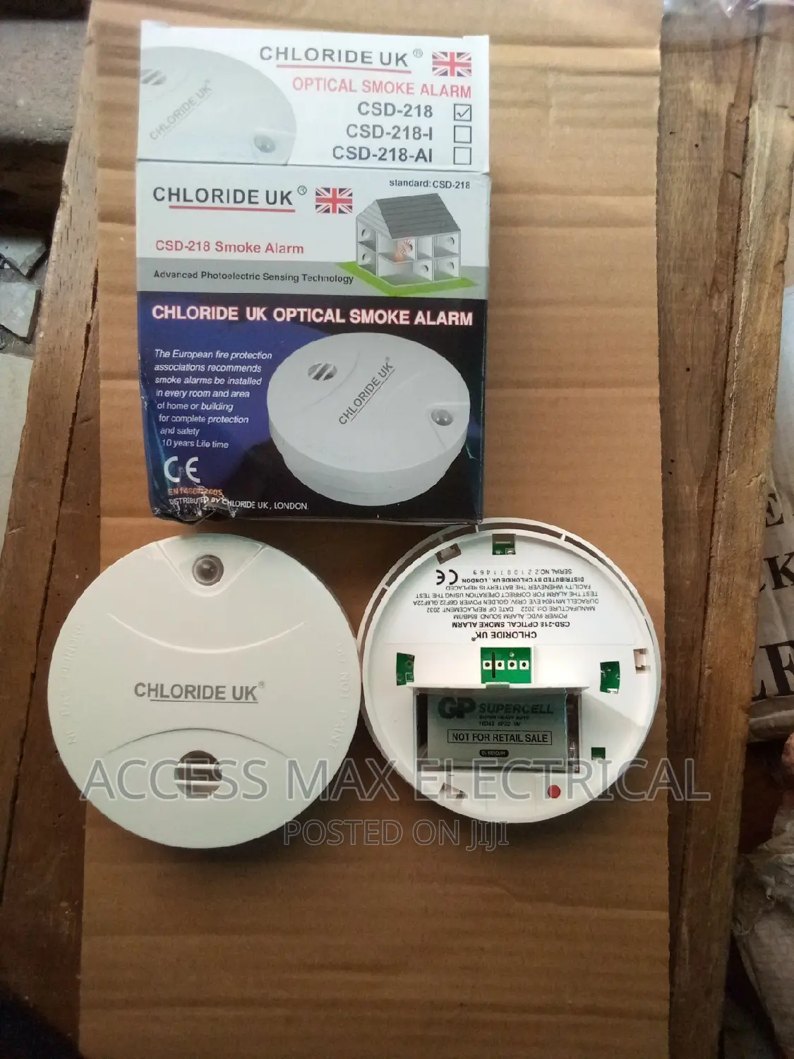 Sensor Smoke Detector With One Battery. (Chloride Uk) in Lagos Island ...