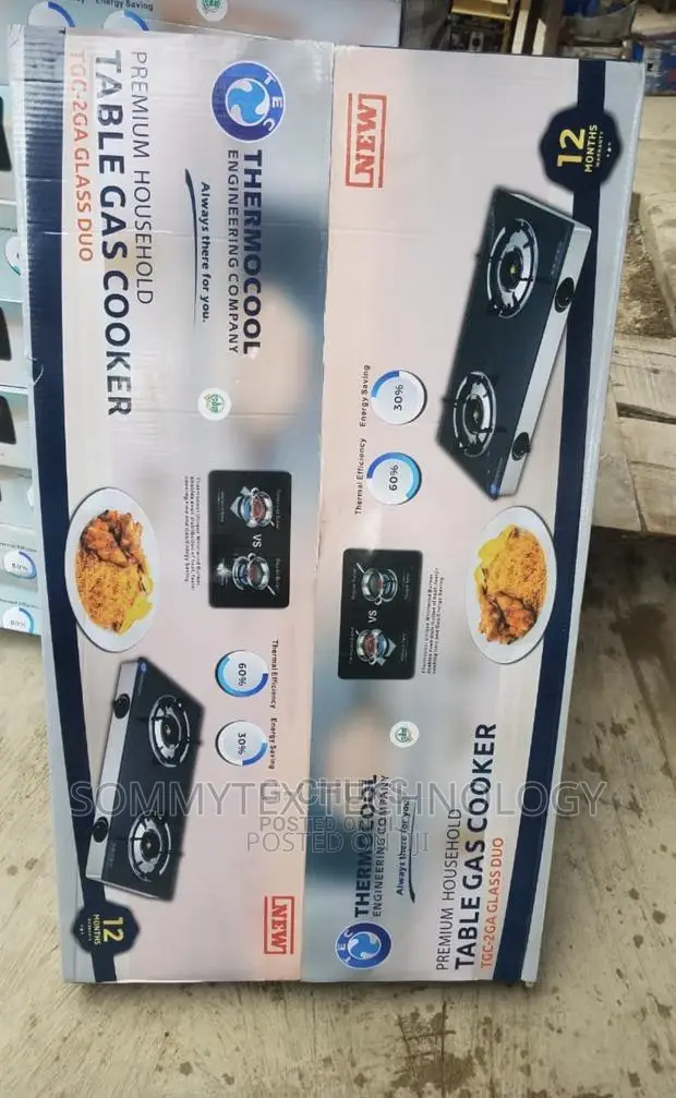 Thermocool Double Burner Table Gas Stove in Lagos Island (Eko ...