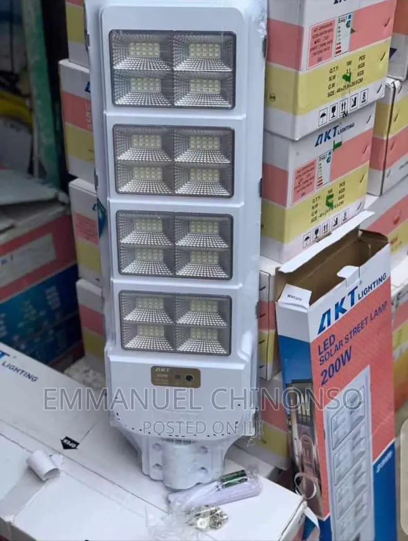 200 Watts AKT Solar Street Light in Lagos Island (Eko) - Solar Energy ...