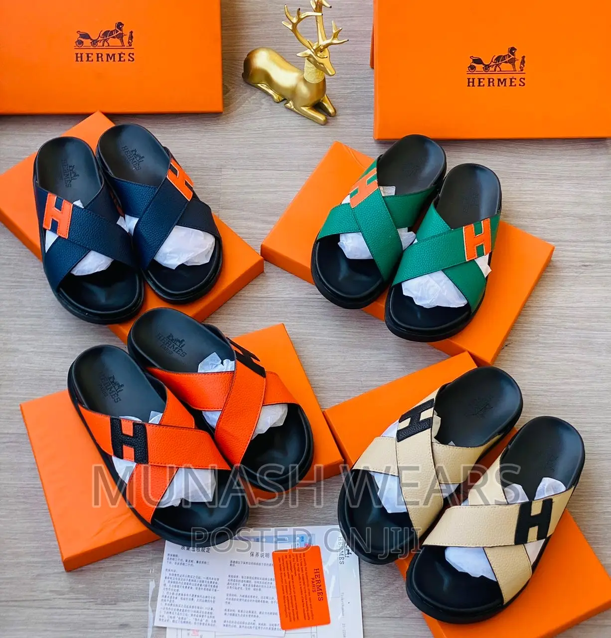 Original Leather Slipers Collection in Surulere - Shoes, Munash Wears ...