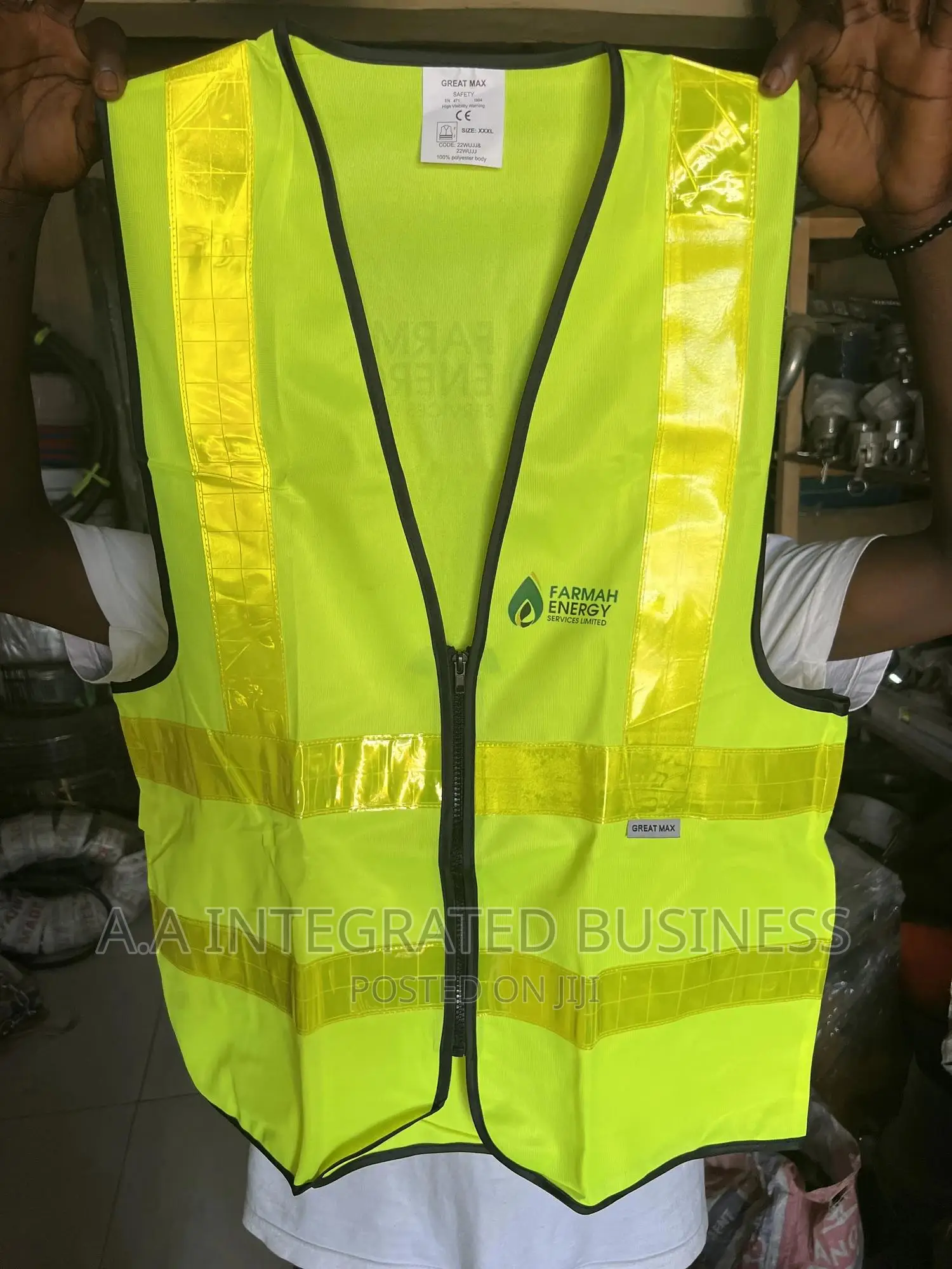 Quality Reflective Jacket With Zip And Banding in Lagos Island (Eko ...