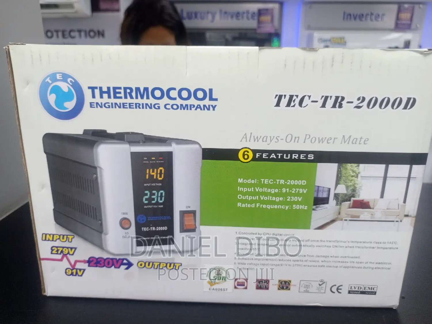 Thermocool Stabilizer Digital 2000watt in Ikeja - Electrical Equipment ...
