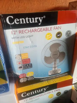 Century Rechargeable Fans in Nigeria for sale Price on Jiji.ng