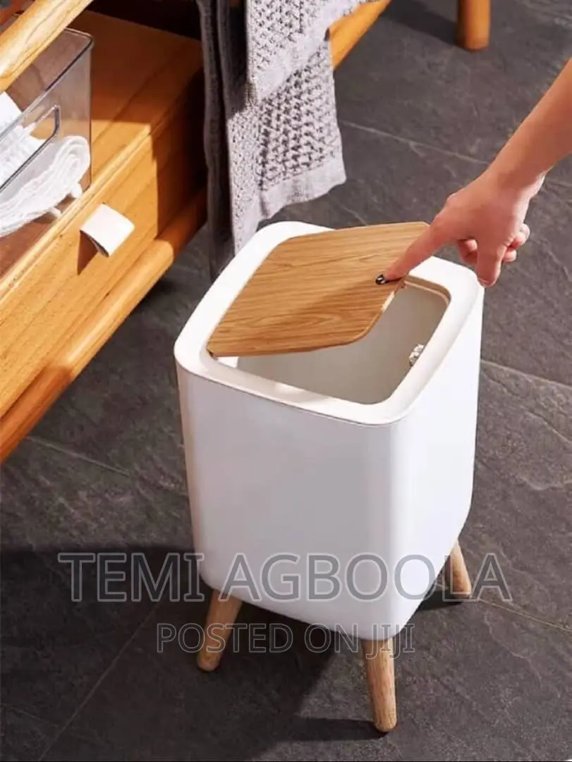 10ltr Standing Plastic Waste Bin With Press Top Lid in Lagos Island ...
