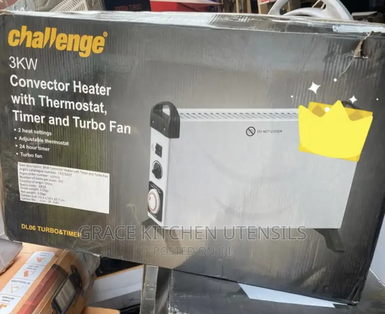 Challenge 3kw Conventor Heater in Ojo - Kitchen Appliances, Grace ...