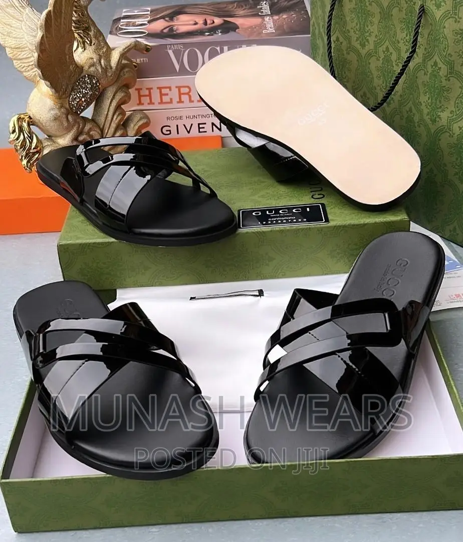 Original Gucci Leather Slipers in Maryland - Shoes, Munash Wears | Jiji.ng