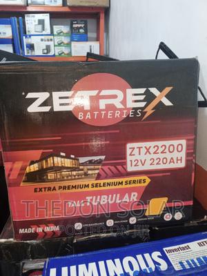Zetrex 220h 12v Solar Battery in Ojo - Solar Energy, Thedon Solar | Jiji.ng