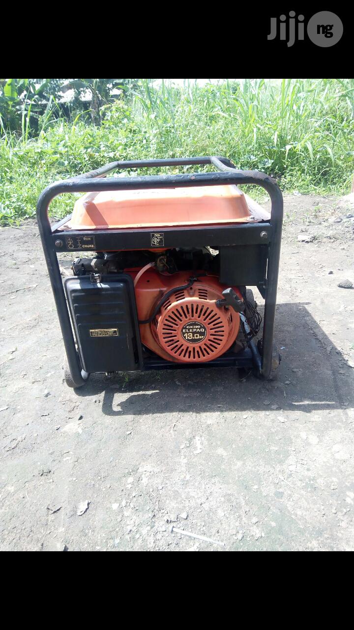 Neatly Used 6.5KVA ELEPAQ EC6500CXS 100% Copper Generator in Port-Harcourt - Electrical ...
